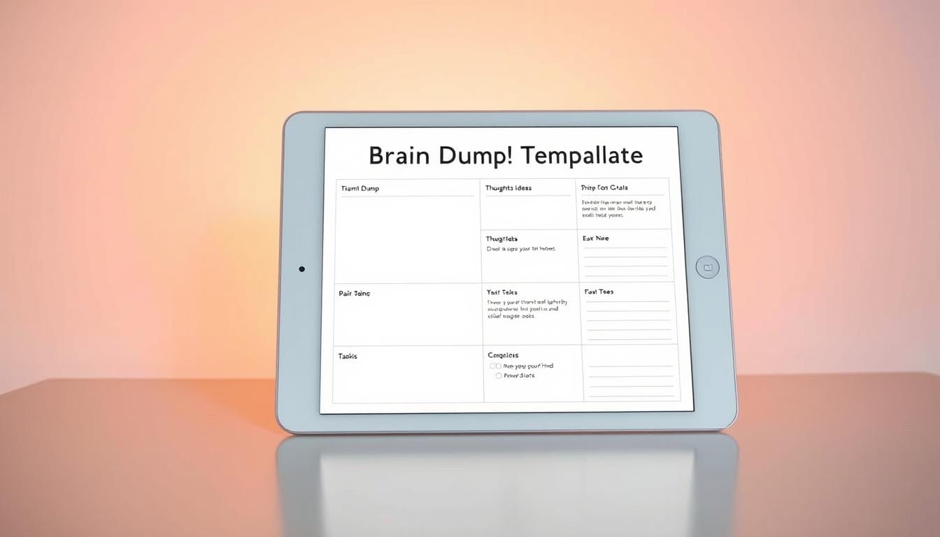 How to Use a Brain Dump Template to Organize Your Thoughts